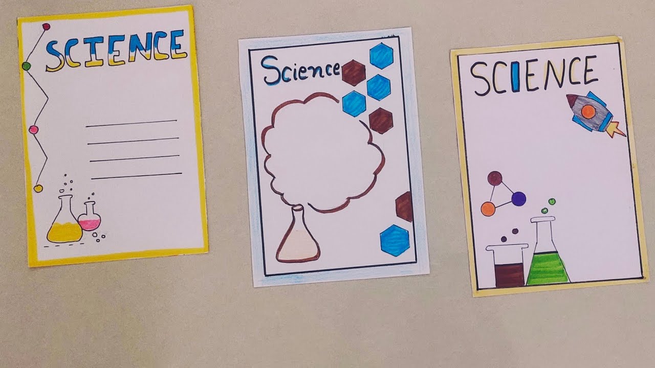 SCIENCE/ Science Project / Science Border Design For Project/ Science ...