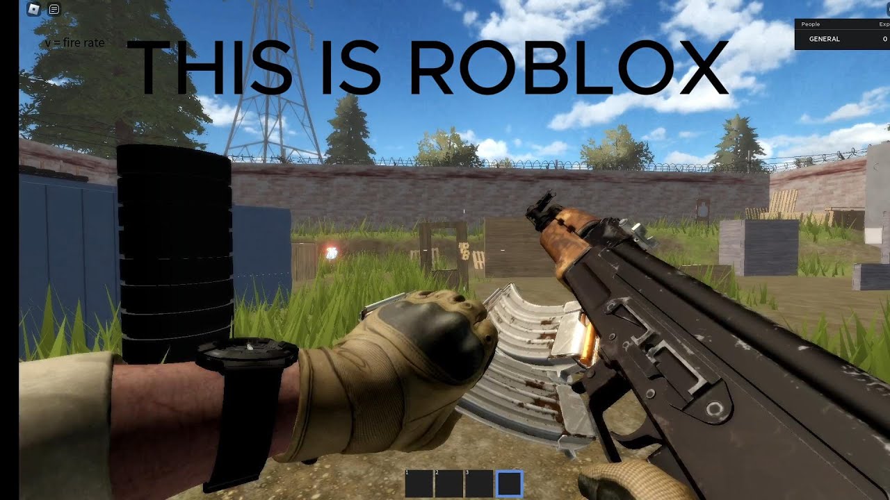 Realistic Roblox Weapon games - YouTube