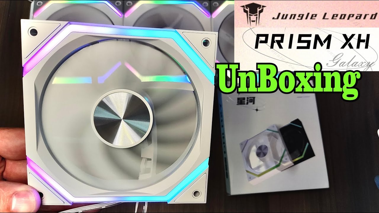 Reviews FAN Jungle Leopard PRISM XH - ARGB igual LIAN LI SL - YouTube