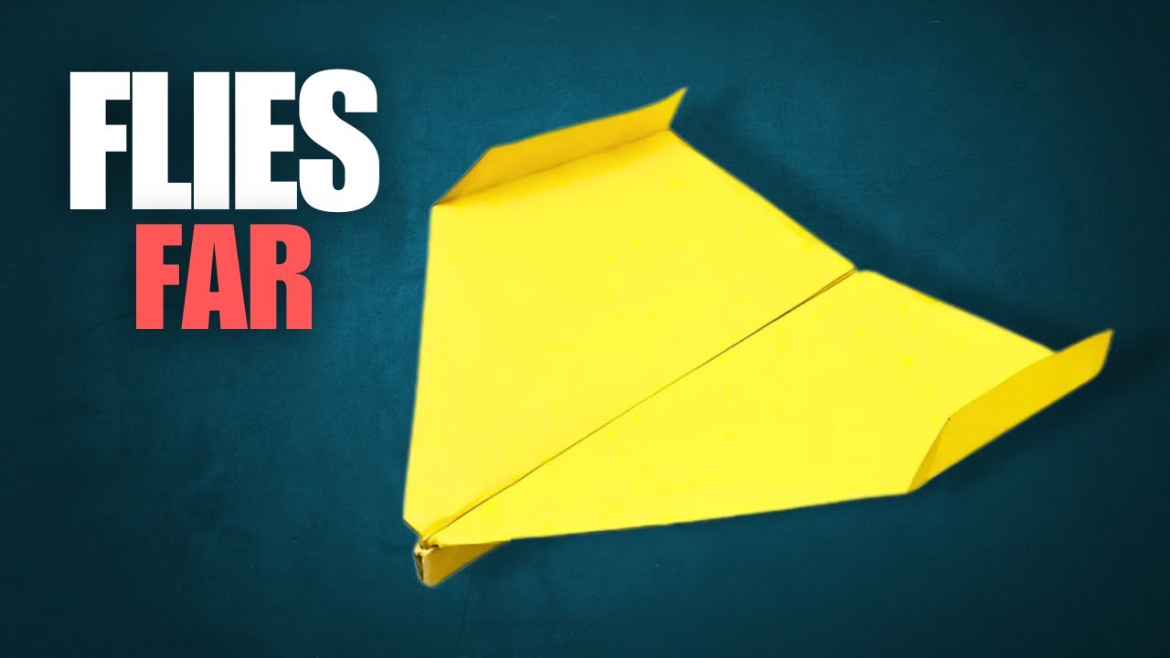 How to Make the World Record Paper Airplane For Distance - WORLD RECORD ...