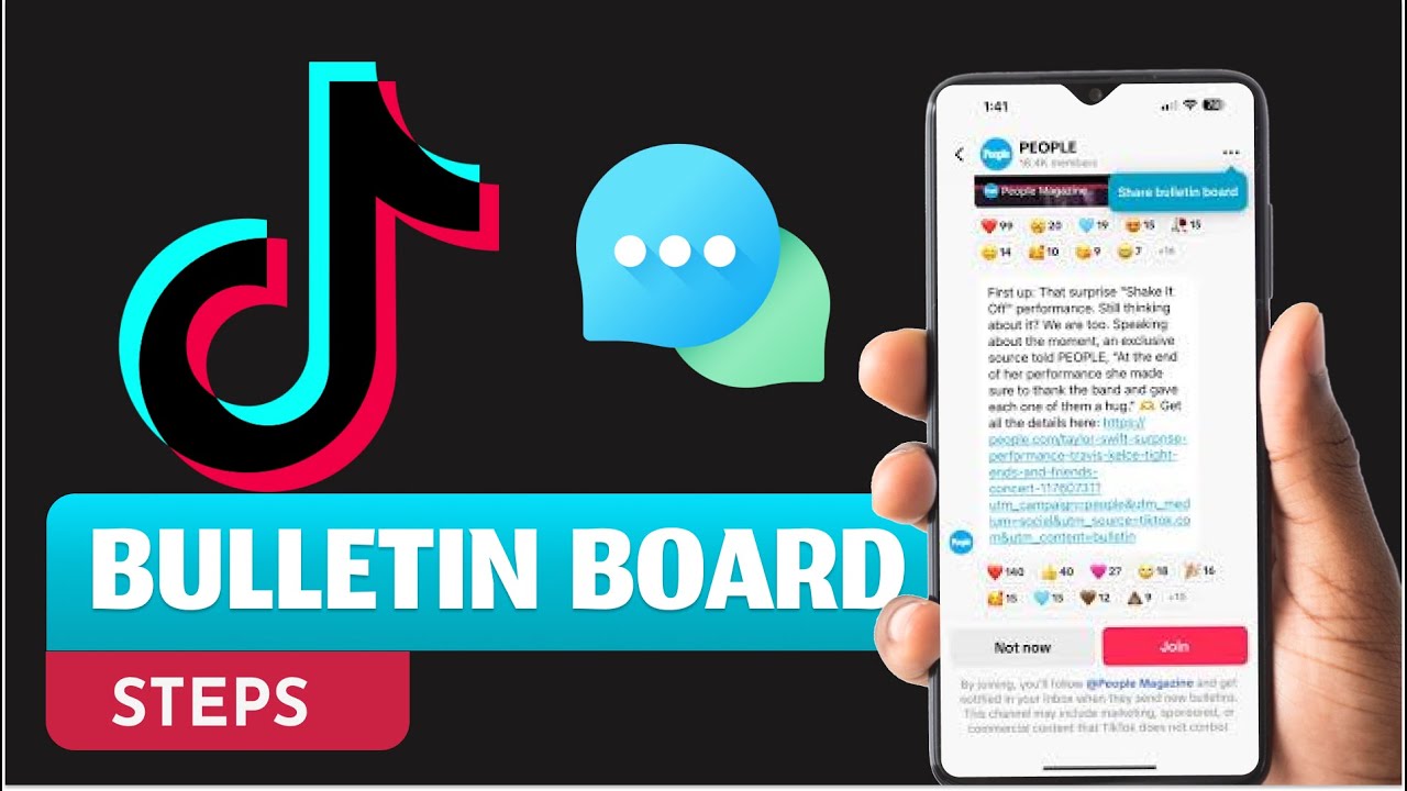 How To Create Bulletin board on TikTok - YouTube