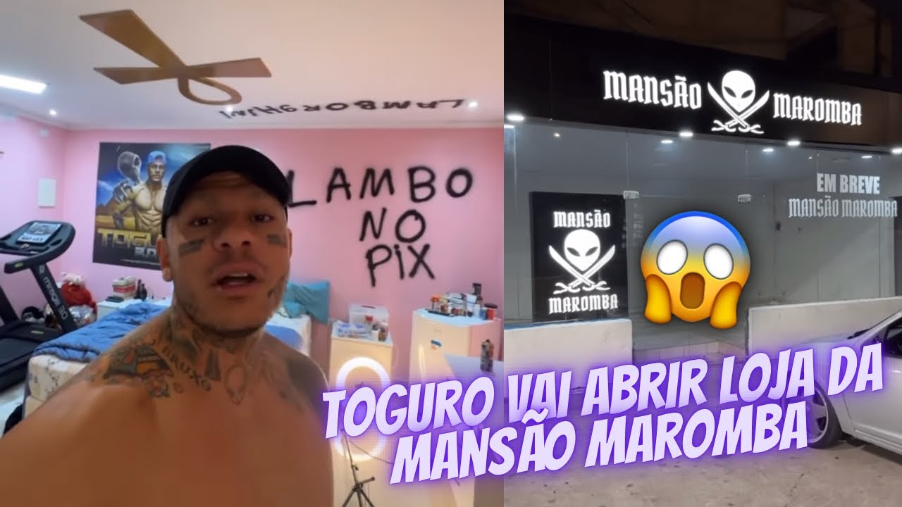 TOGURO VAI ABRIR UMA LOJA DA MANSÃO MAROMBA | ELE MOSTROU TUDO - YouTube
