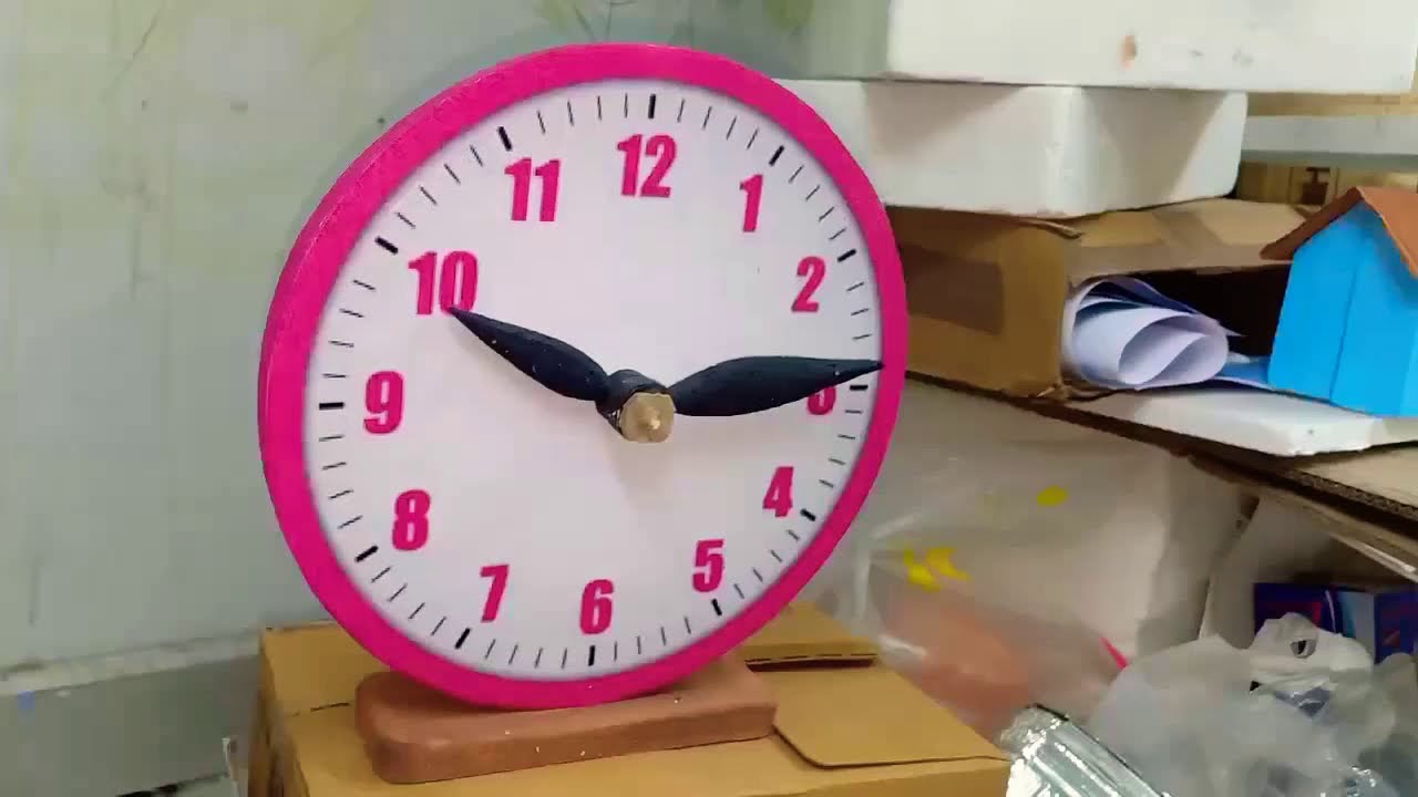 School Project - A Manual Clock Model - YouTube