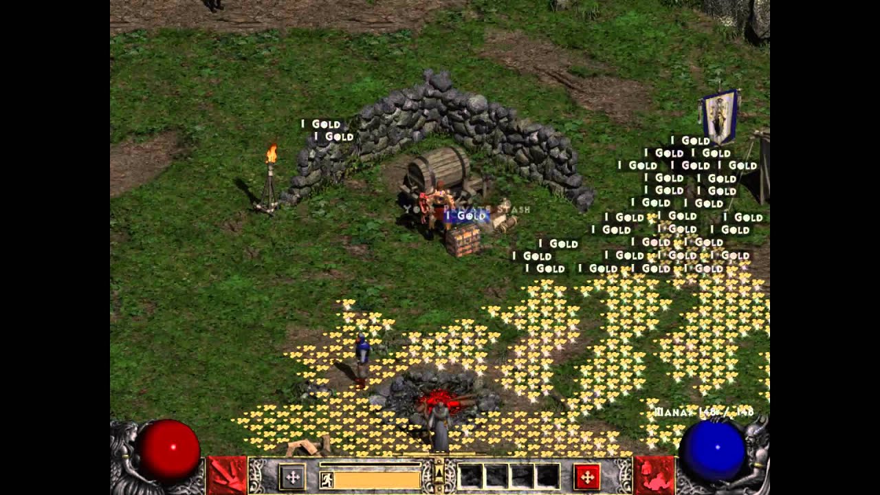 Diablo 2 Gold mine - YouTube