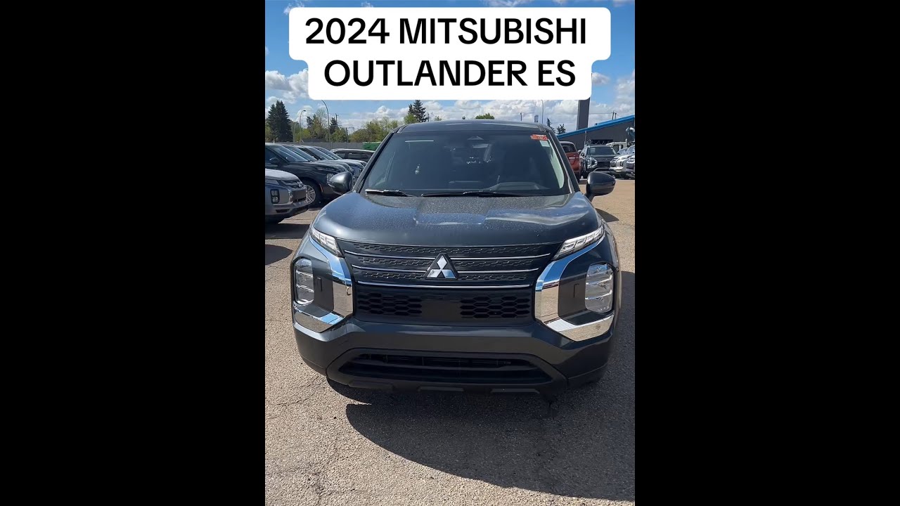 2024 MITSUBISHI OUTLANDER ES IN GRAPHITE GREY! - YouTube