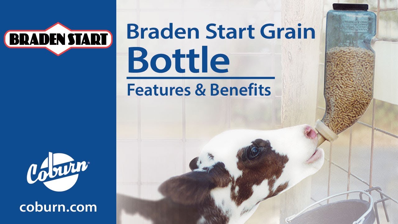 Braden Start Grain Bottle for Calves - YouTube