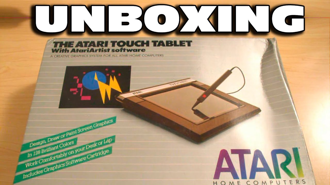 Unboxing: 1984 ATARI Touch Tablet - YouTube