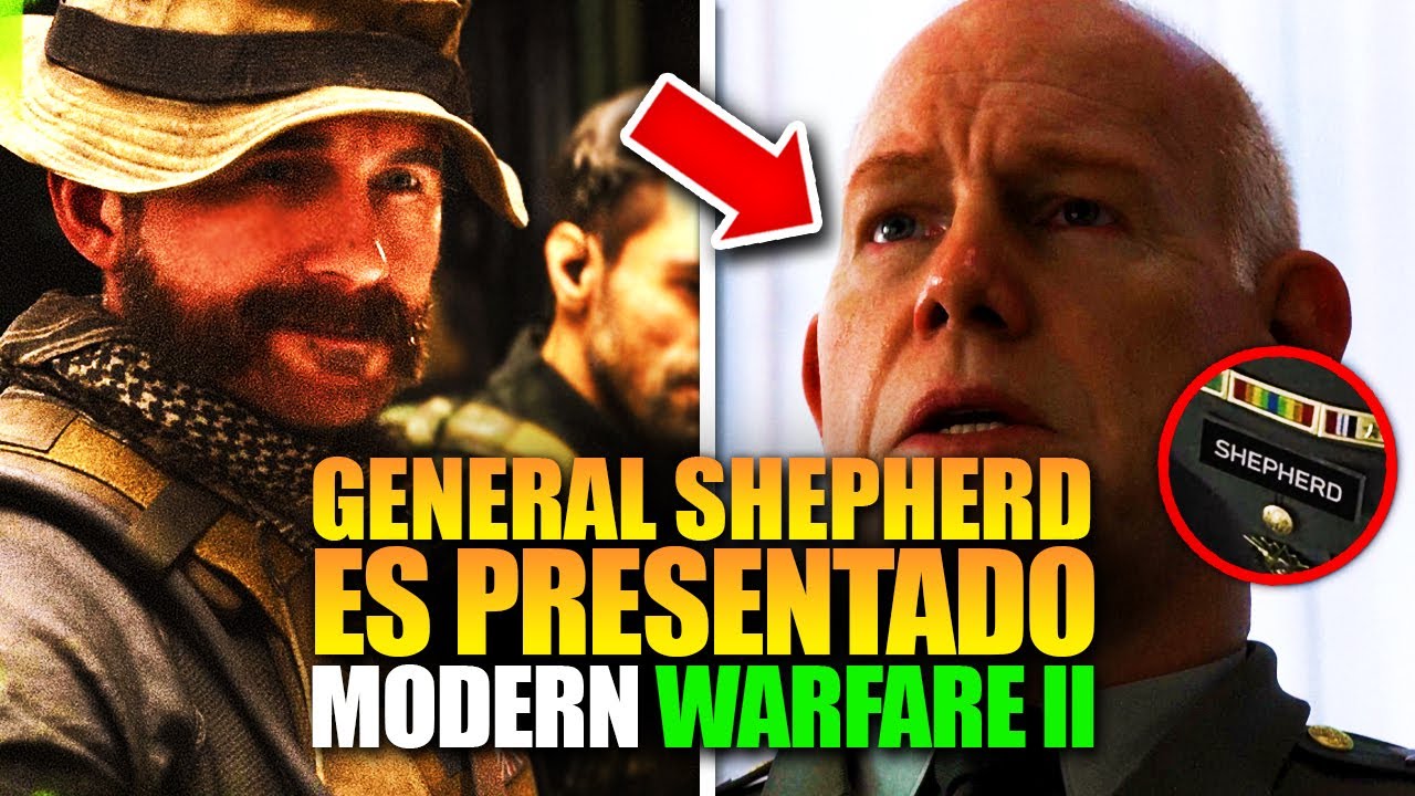 EL GENERAL SHEPHERD es REVELADO en tráiler de MODERN WARFARE II - YouTube