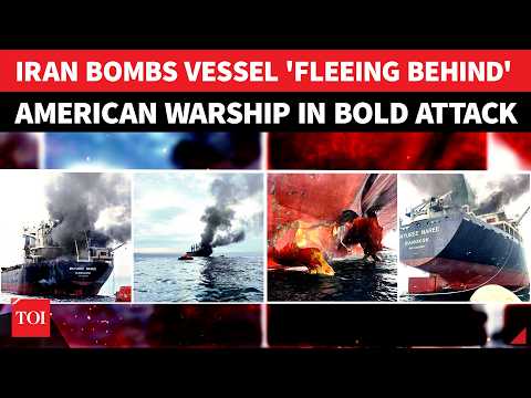 US Navy Shield Broken? IRGC Bombs Ship Hiding Behind American Warship Route; 'ESCAPE ROUTE FAILS...'