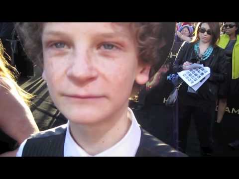 Ethan Jamieson at THE HUNGER GAMES Premiere! - YouTube