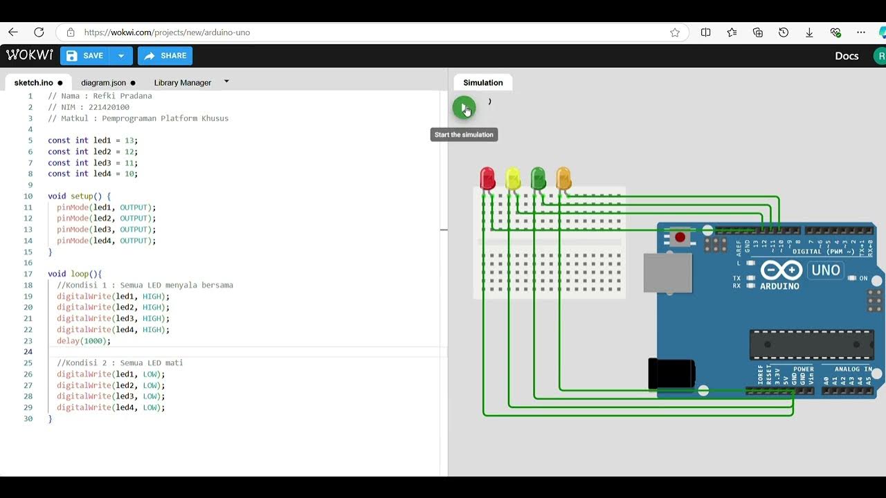 Pembuatan Aliran Listrik Menggunakan Arduino Pemprograman Platform Khusus Youtube