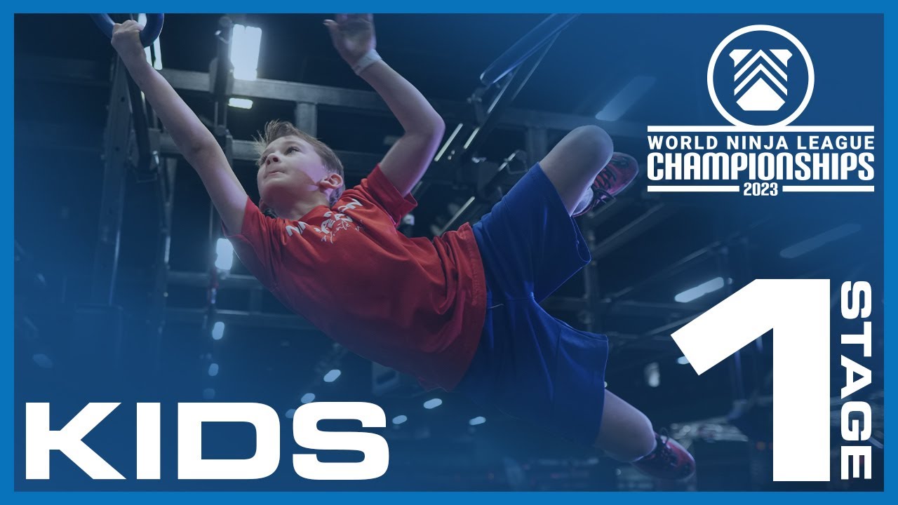 Kids Stage 1 Saturday | 2023 World Ninja League Championships - YouTube