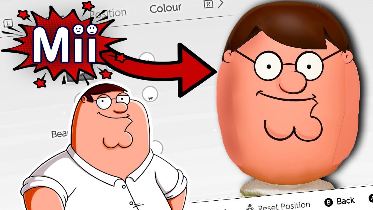 This PETER GRIFFIN Mii is IMPOSSIBLE! - YouTube