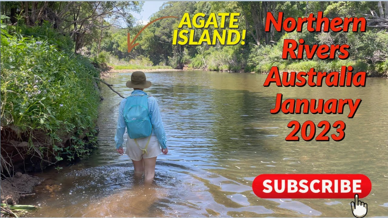 Agate Island! Epic finds! Northern Rivers Australia - YouTube