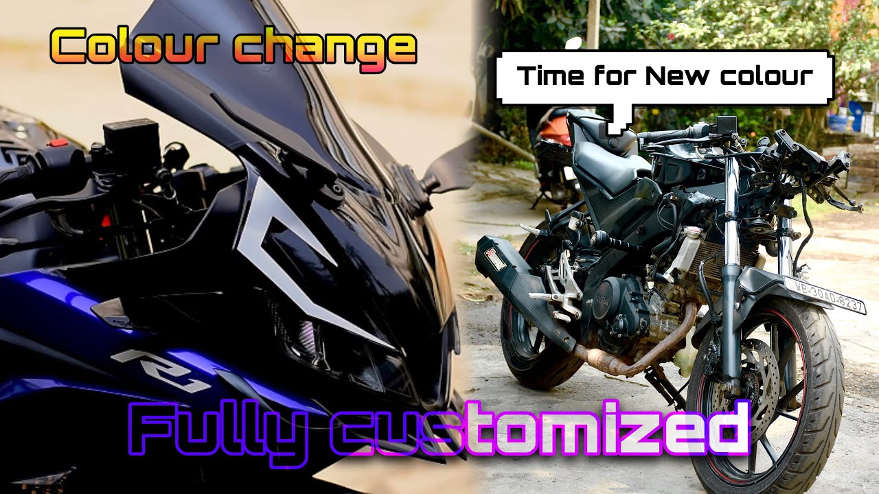 Finally getting new colour for my bike || fully customised 🤩 EP.1 - YouTube