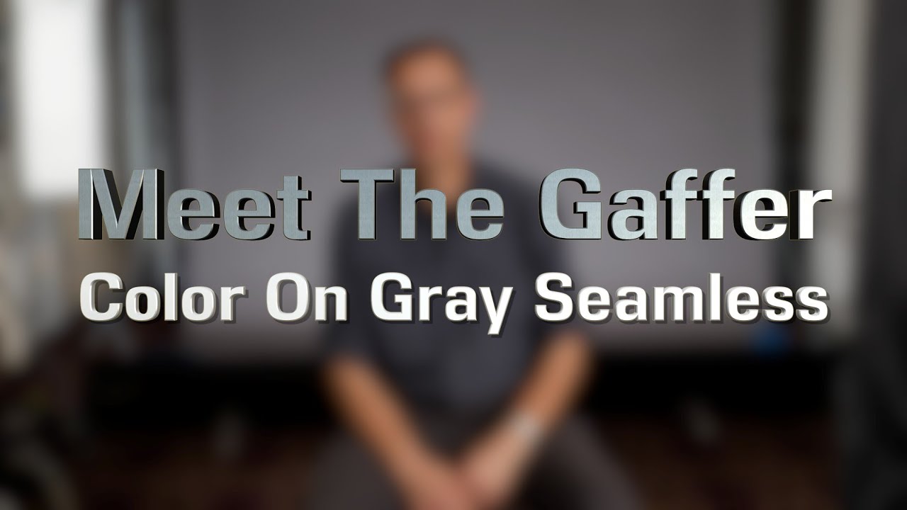 Meet The Gaffer #190: Color On Gray Seamless - YouTube