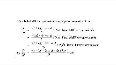 Numerical methods for PDE - YouTube