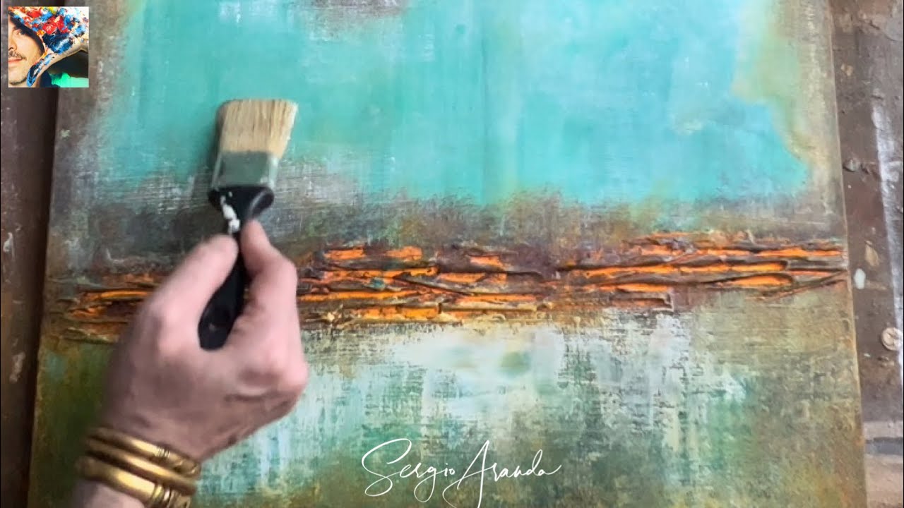 Abstract Landscape - Create Your Own Corrosion-Style Artwork with this ...