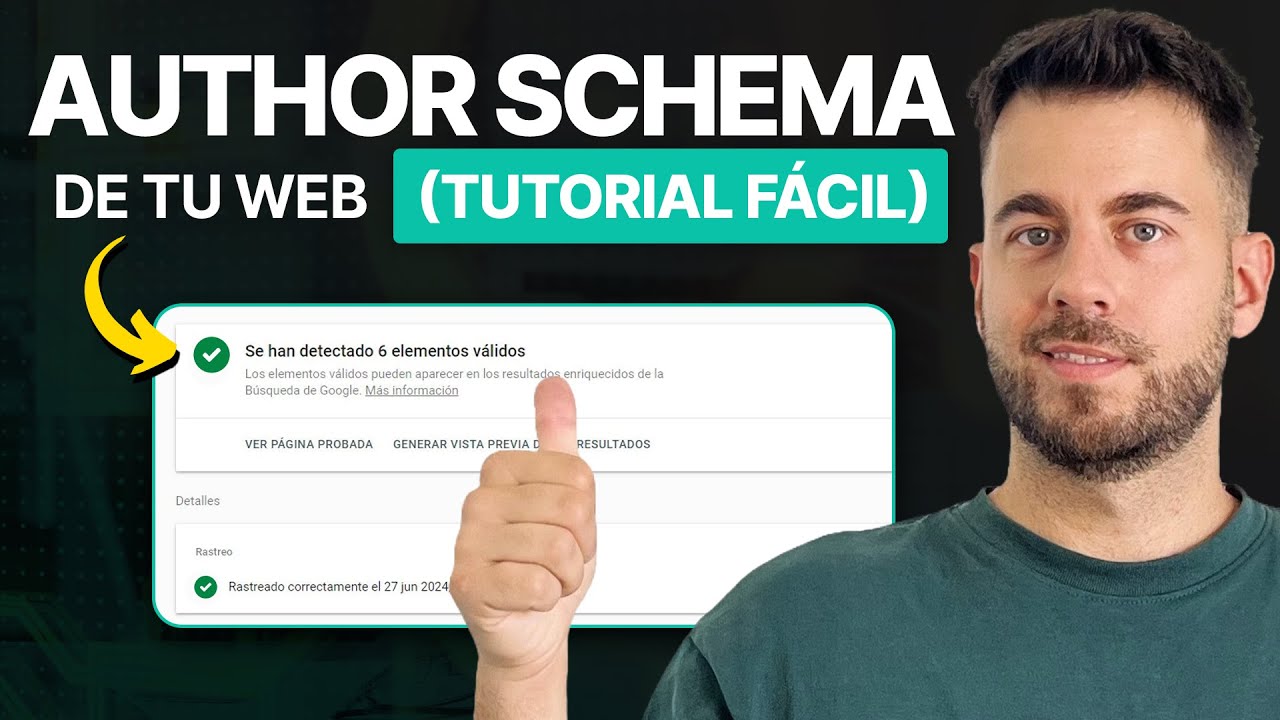 📘 Cómo implementar Author Schema en tu página web (Tutorial Fácil) - YouTube