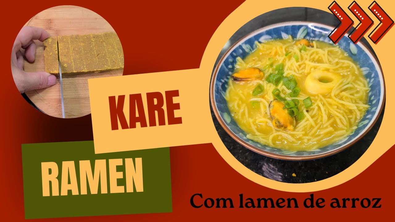Como fazer Kare Ramen com lamen de arroz - YouTube