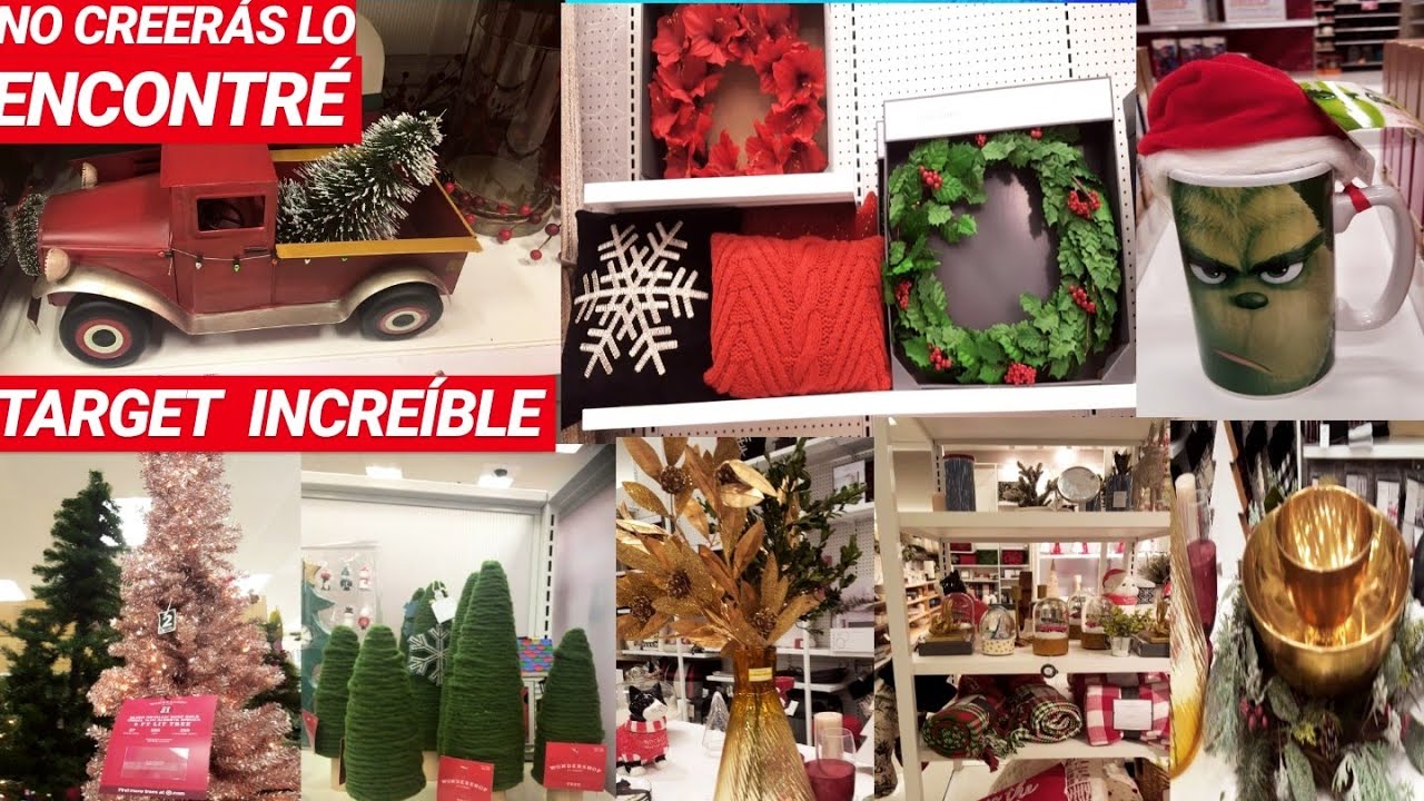 TENDENCIAS NAVIDAD/ 2O18 TARGET / LAS MEJORES DECORACIONES - YouTube