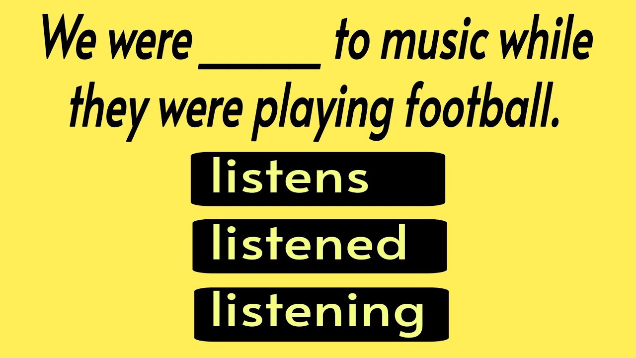 Past Continuous or Past Simple? • A1-A2 Test • English Grammar Quiz ...