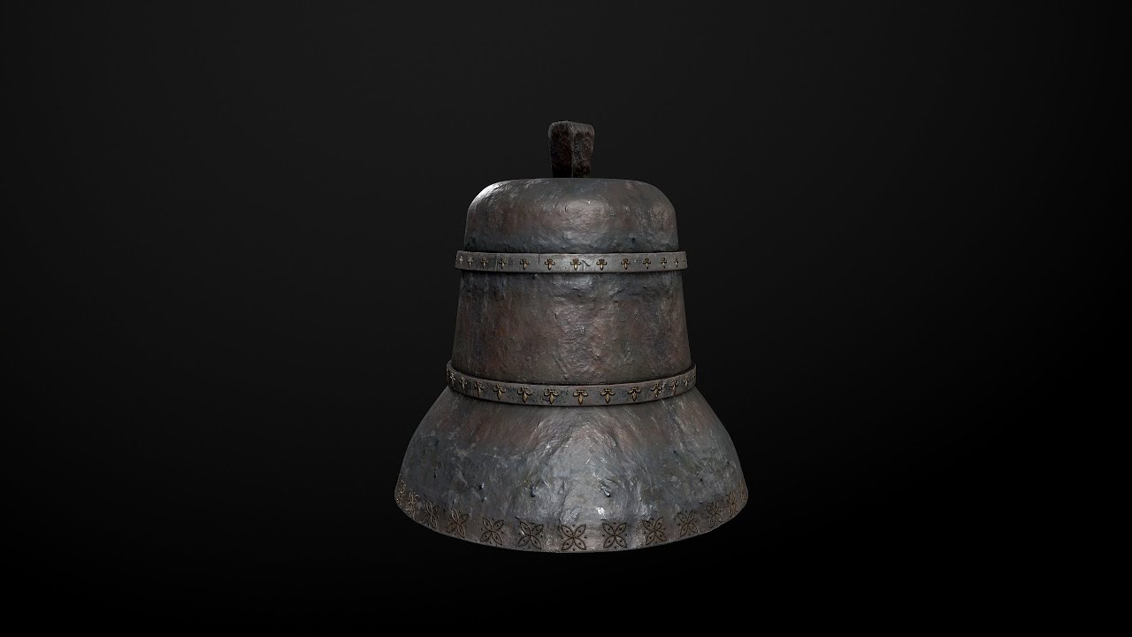 Old Bell 3D Model Render - Turntable - YouTube