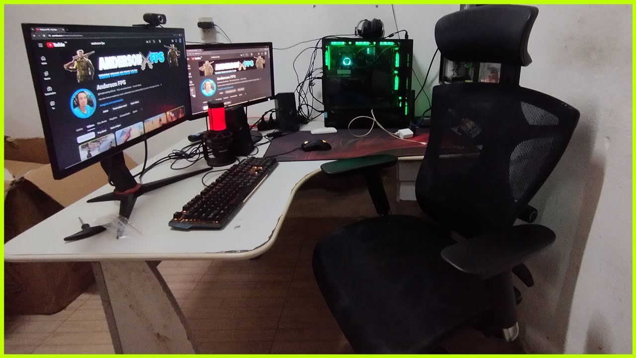 Unboxing - Cadeira de Escritório Husky Office 700, Preto, Encosto de ...