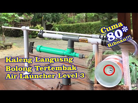 ⚡Tutorial Senapan Paralon Tembak Kaleng Peluru Gotri | Review L3 Air ...