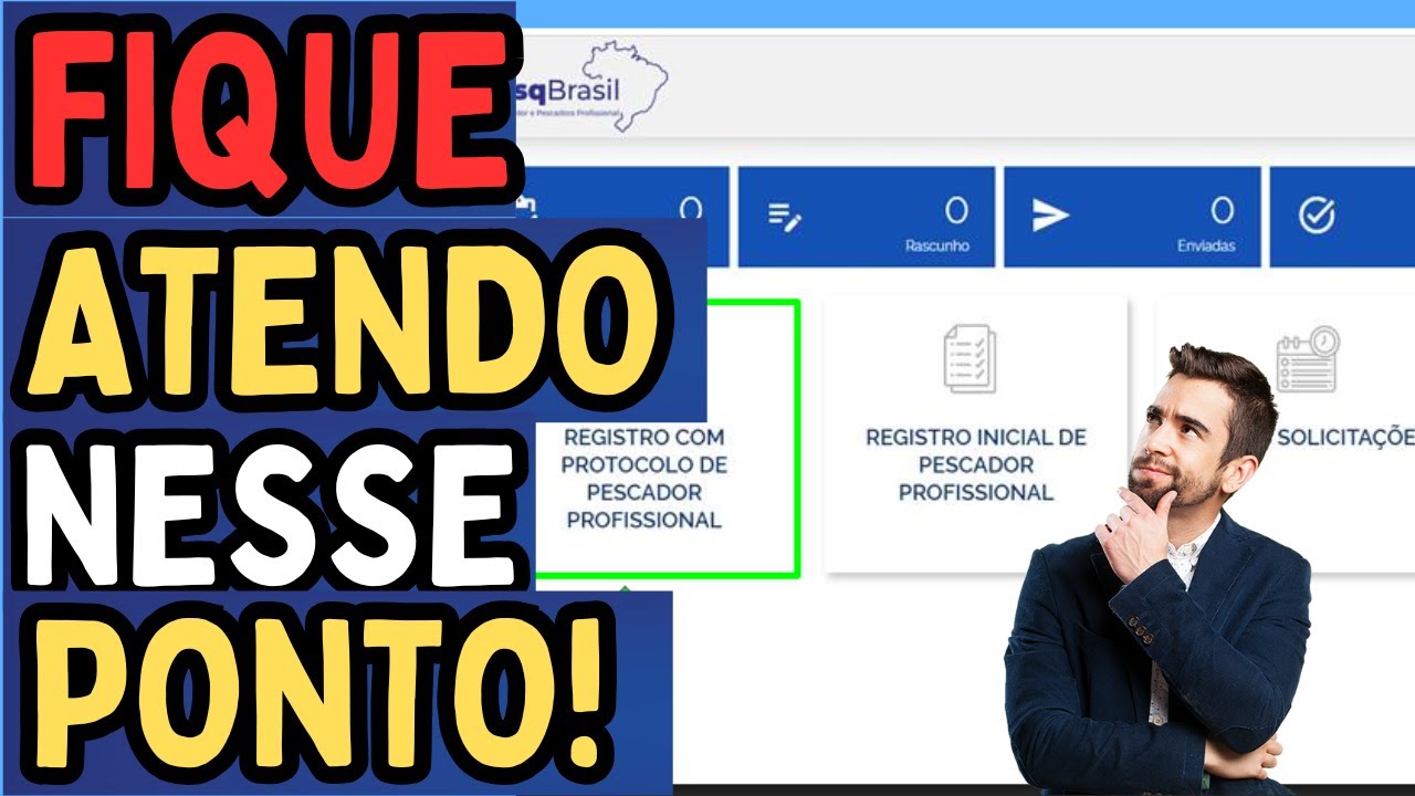 SOLICITAÇÃO REGISTRO DO PESCADOR - YouTube