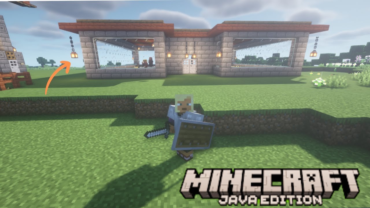 Minecraft Build a villager trading castle in Minecraft - YouTube