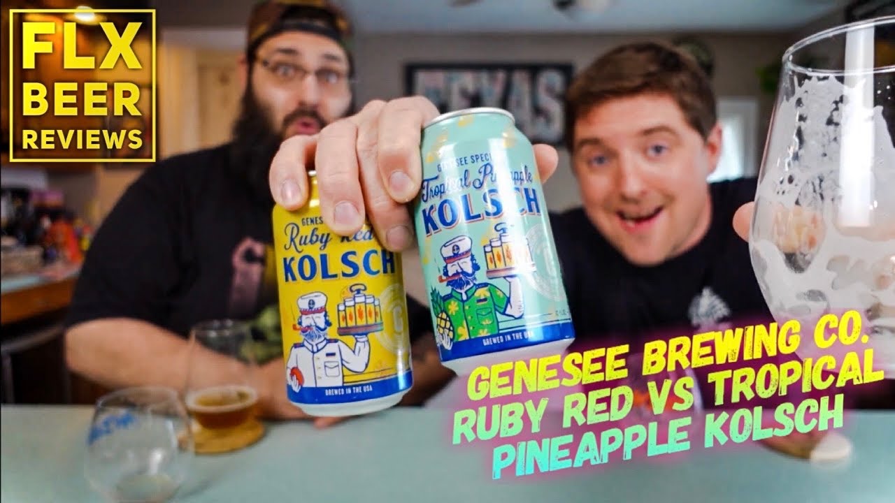 Genesee Brewing Company | Ruby Red VS Tropical Pineapple (Kölsch ...