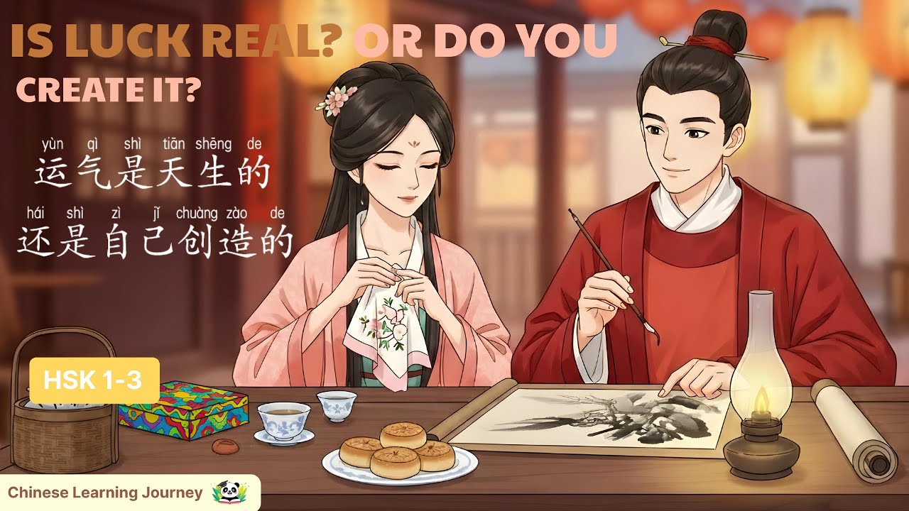 [HSK 1-3] 运气是天生的，还是自己创造的 - Is Luck Real? Or Do You Create It | Practice ...