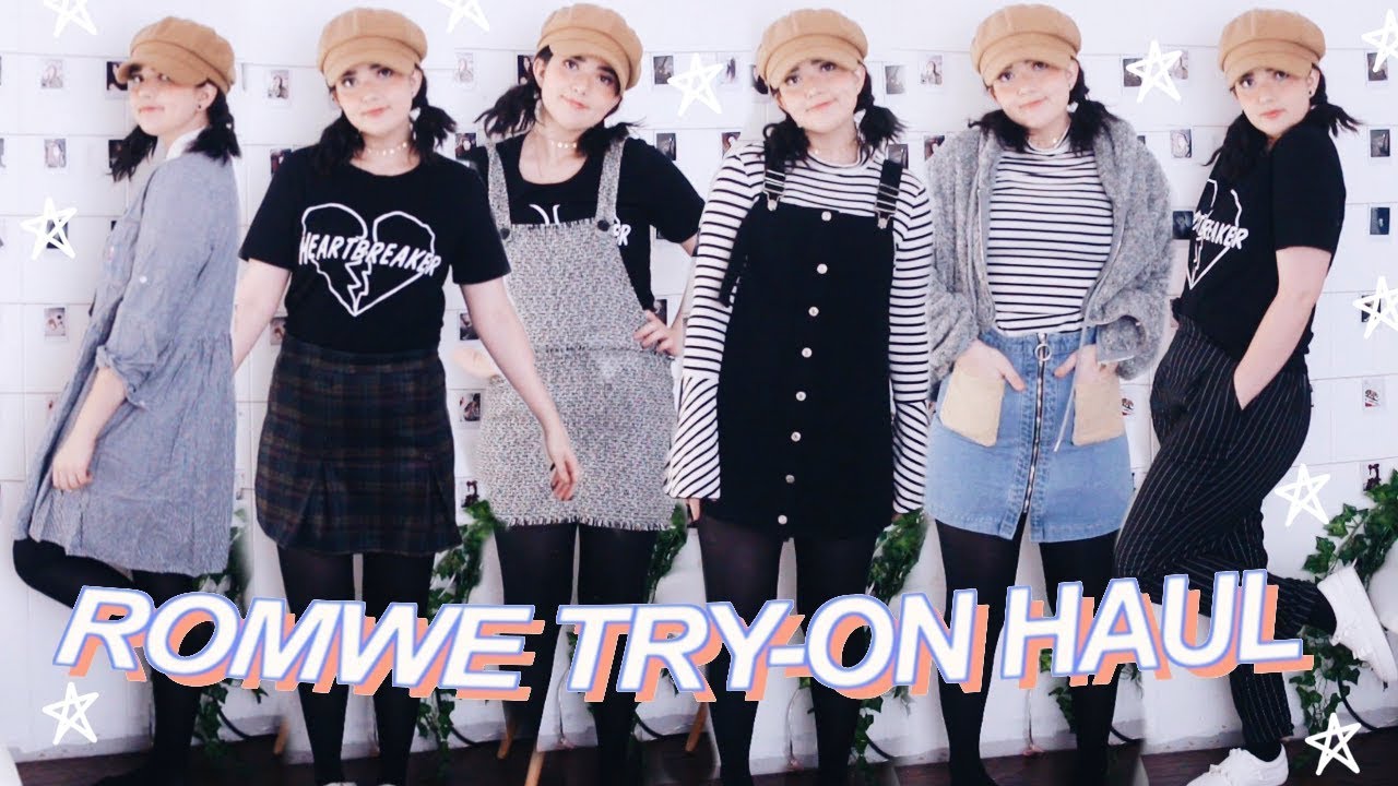 👀Romwe Try-on Haul 🍂 | Wardrobe Refresh - YouTube