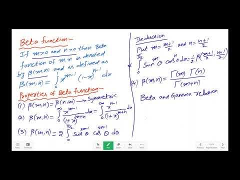 5.2 Beta function - YouTube