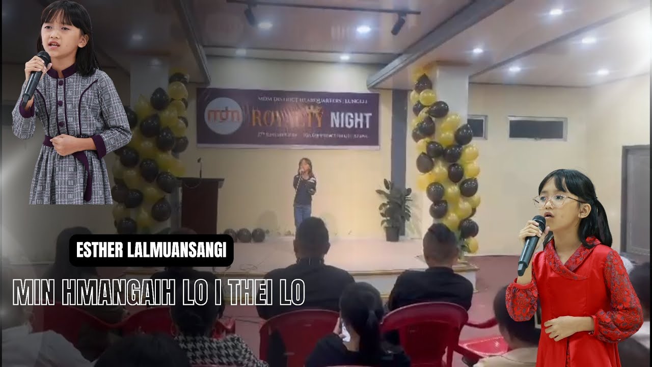 Esther Lalmuansangi - min hmangaih lo i thei lo - YouTube