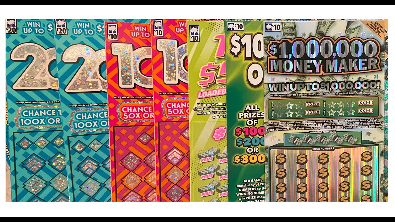 SC $1,000,000.00 Money Maker Scratch Off Lottery Ticket Mix. - YouTube