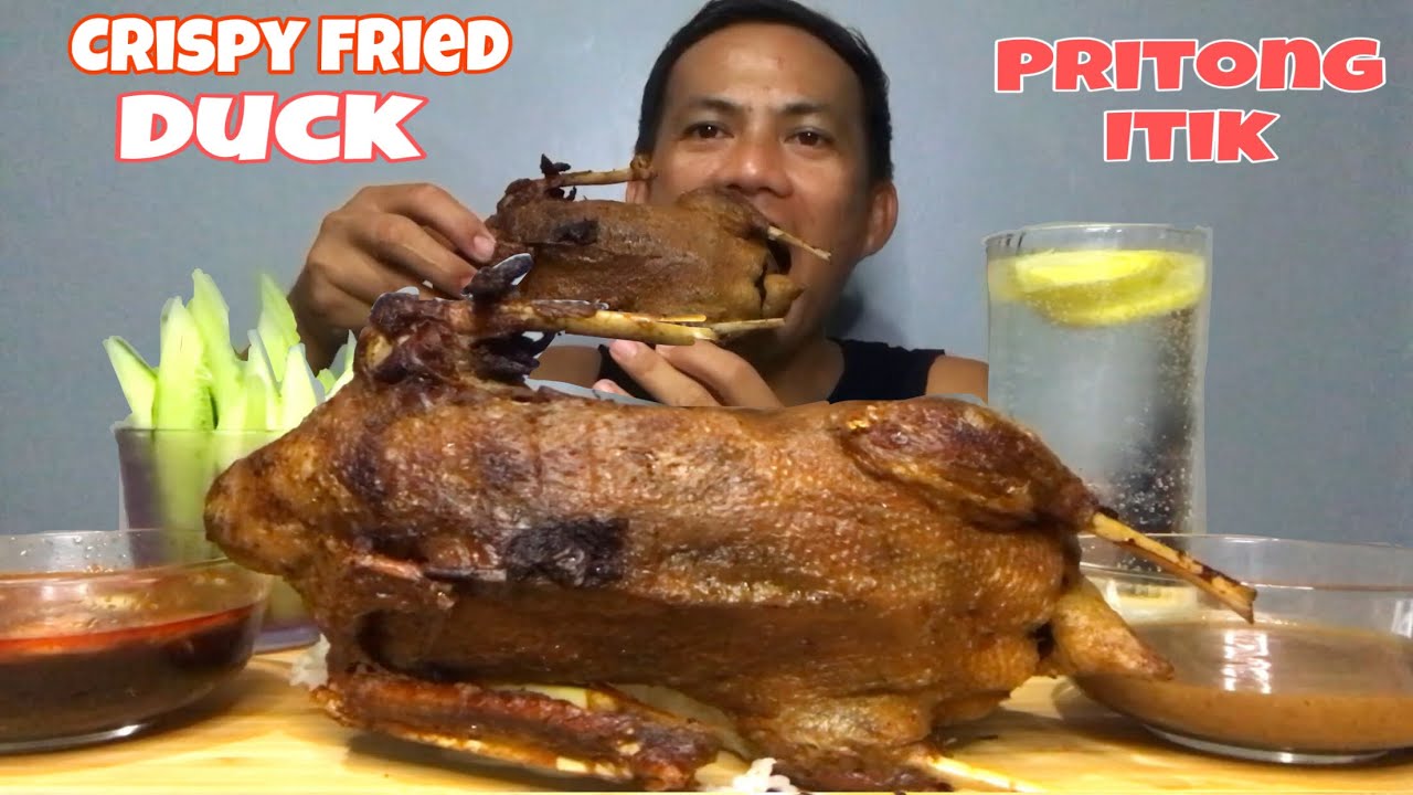 Pritong Itik|Crispy Fried Cuck(Itik)Pinoy Food|Eating Show#mukbang # ...