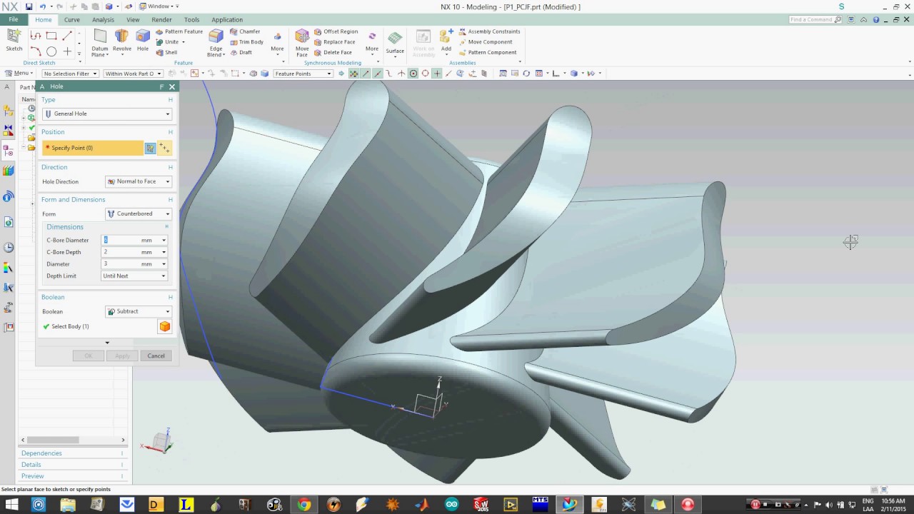 Análisis FEM en NX 10 - YouTube