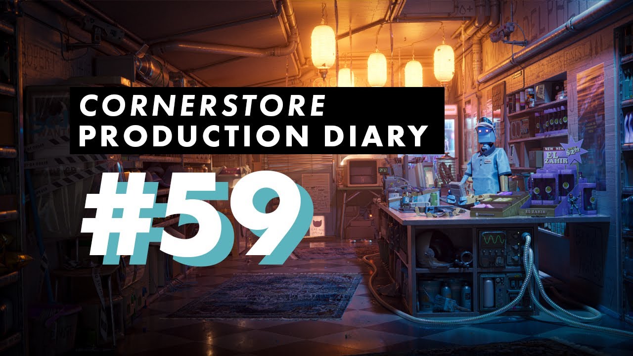 CORNERSTORE 3D Production Diary #59 - YouTube