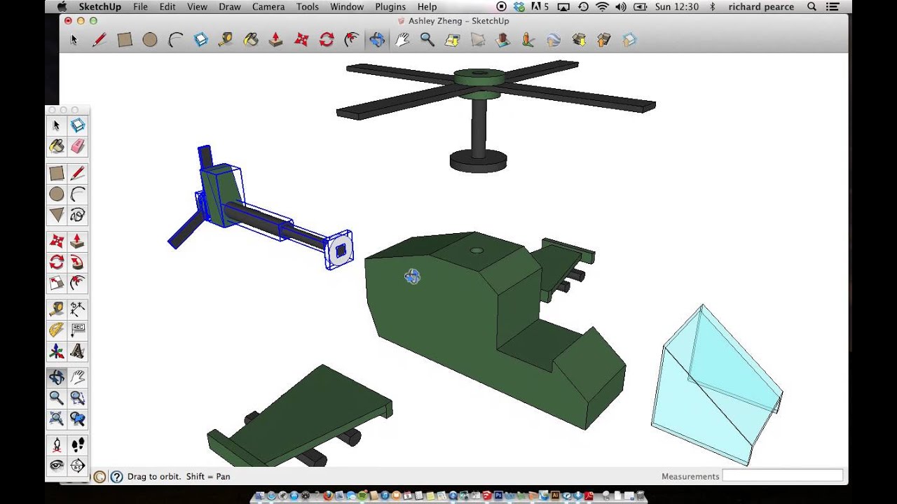 Mr Pearce's "How to SketchUp" - 14. Exploded drawings and dimensions ...