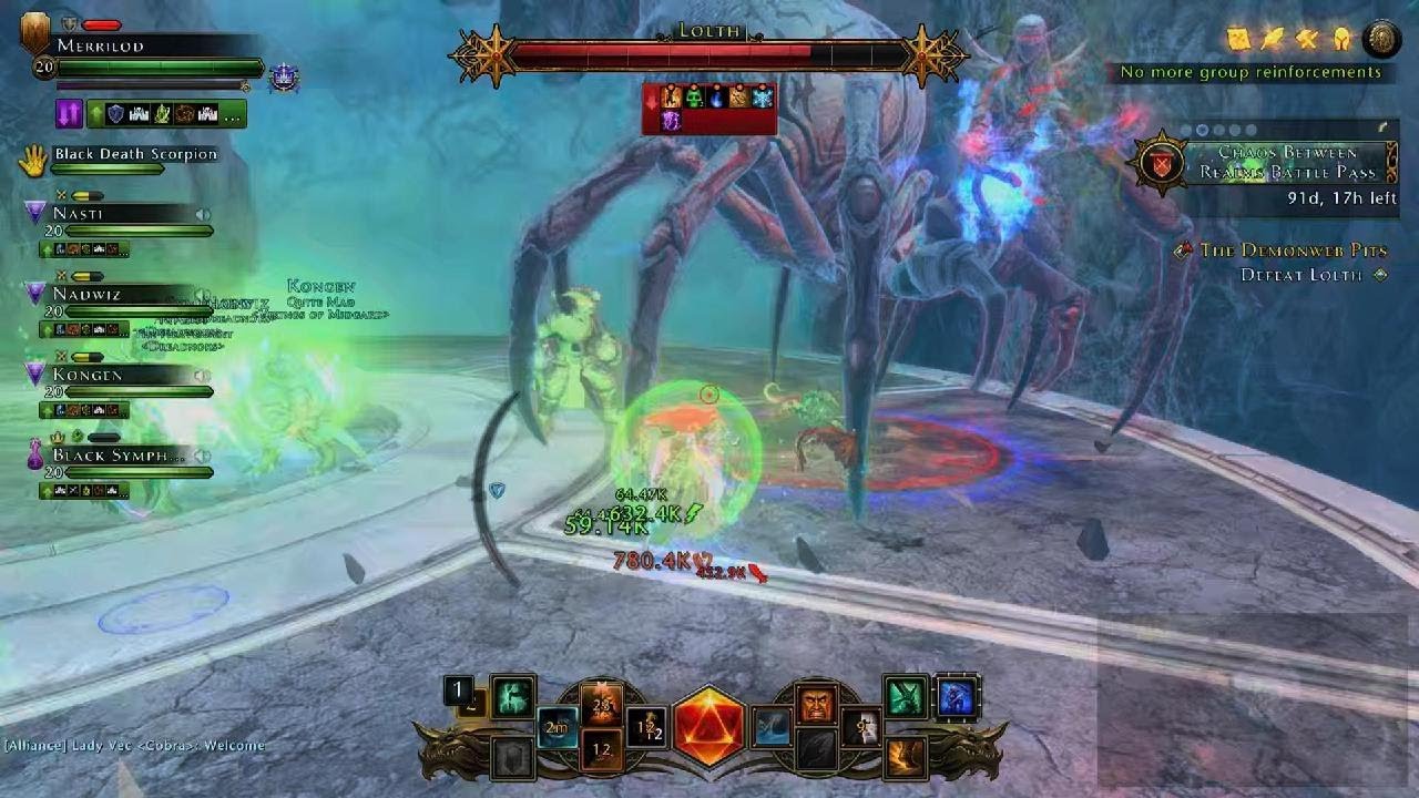 Neverwinter MOD26 - Demon Web - Tanking Last Boss - YouTube