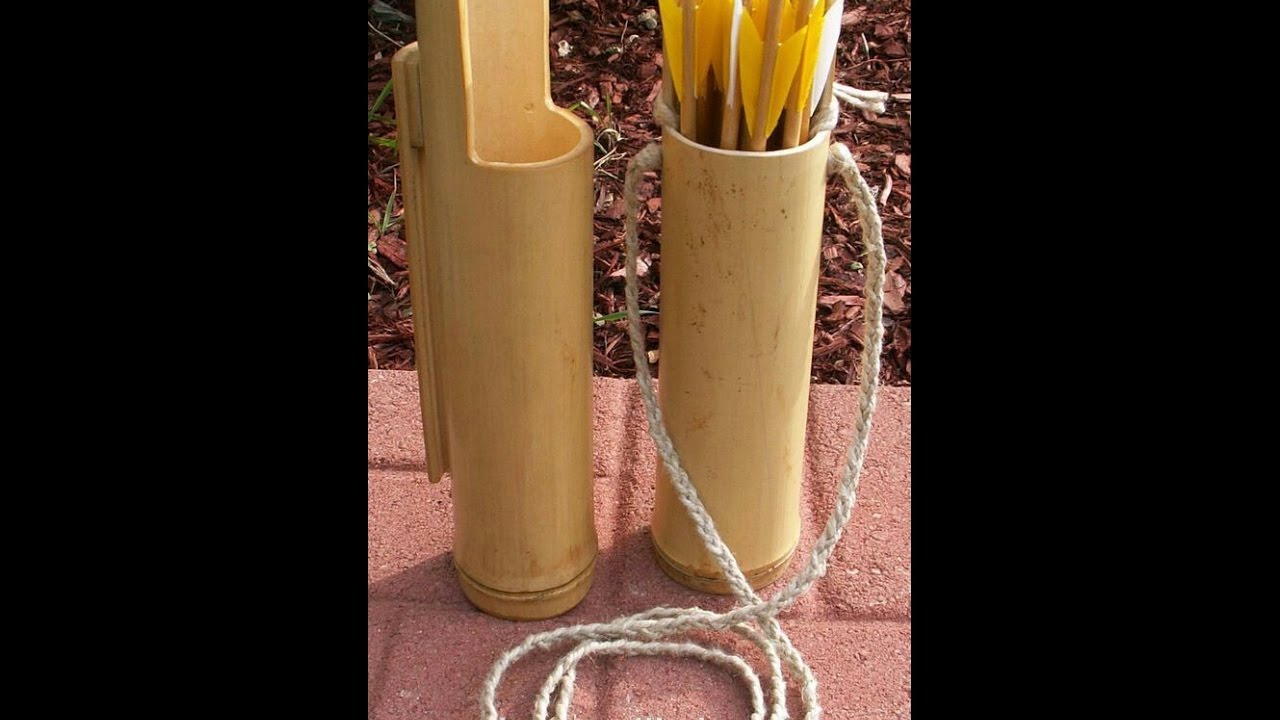 Cómo hacer un carcaj paso a paso - YouTube