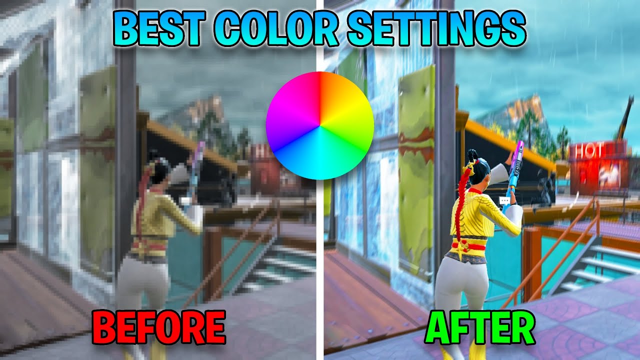 BEST Color SETTINGS IN FORTNITE... - YouTube