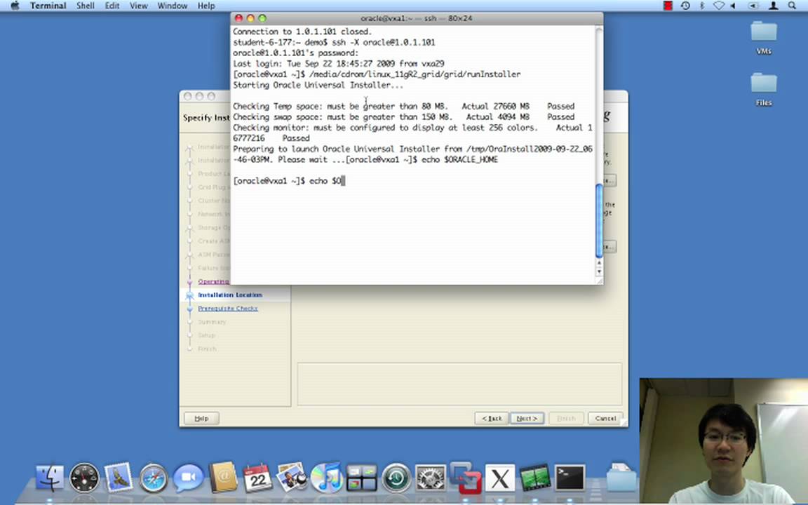 Part 1: Grid Infrastructure Install; 3 nodes of Oracle RAC 11g R2 in VMWare - YouTube