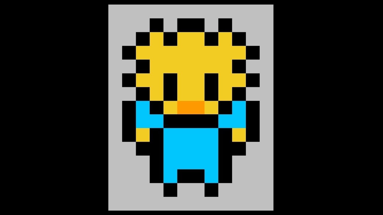 The Simpsons - Maggie Simpson pixel art animation. - YouTube
