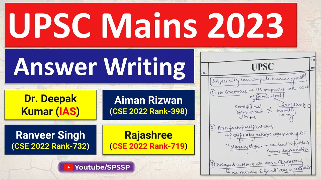 UPSC Mains Answer Writing 2023 | CSE Mains Answer Writing Practice ...