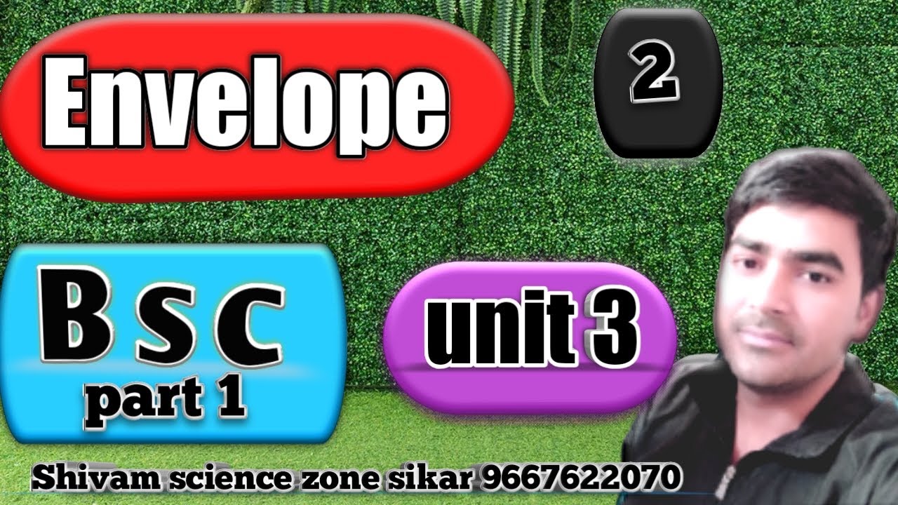 Envelope in differential calculus | envelope in mathematics | envelope ...