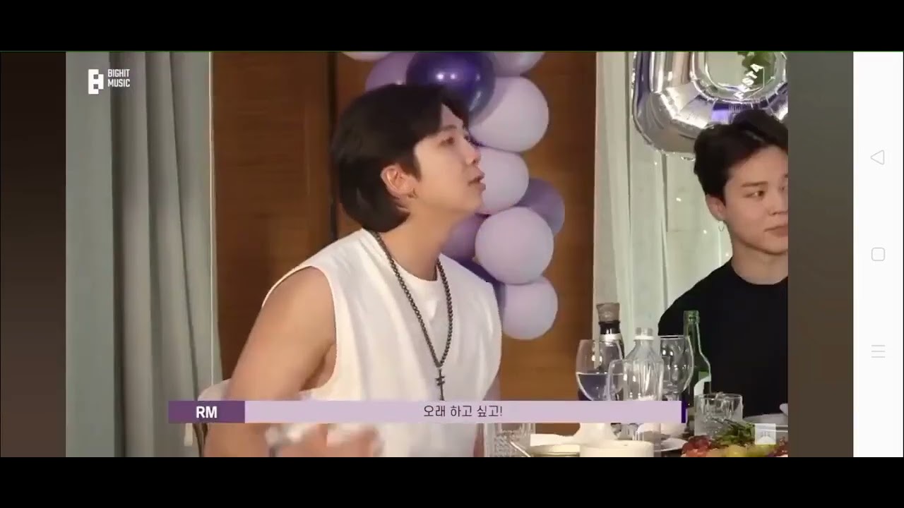 Kim Namjoon RM crying in BTS festa 2022 BTS on hiatus😭😭 - YouTube