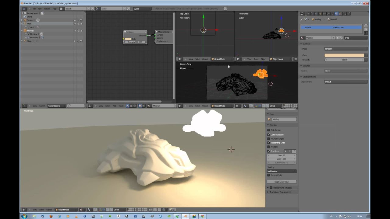 Blender Cycles Renderer Testdrive Youtube